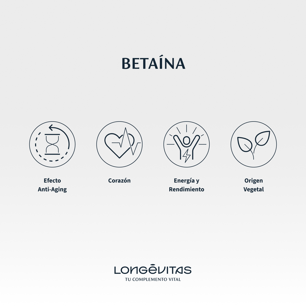 Betaína | Comprar Online| Suplementos Longevitas